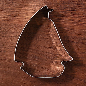 LILIAO Nautical Sailboat Cookie Cutter, 3.7", Biscuit Bread Sandwich Cutters, Stainless Steel
