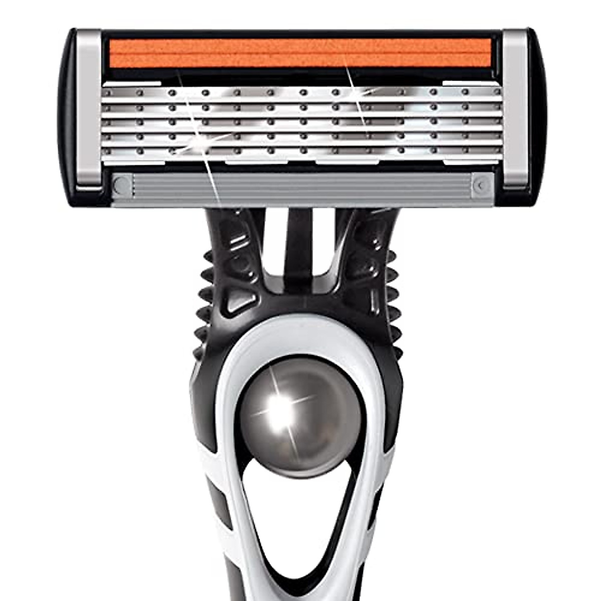 BIC Flex 5 Titanium 5-Blade Disposable Razor for Men, Sensitive Skin Razor For a Smooth, Comfortable and Close Shave, 4 Piece Razor Set