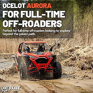 Ocelot Aurora 30x10x14 UTV Tires All Terrain, Durable 8-Ply Radial Construction and Non-Directional Tread, Thick Lugs for Diverse Terrain and Conditions - 30x10x14 UTV Tire