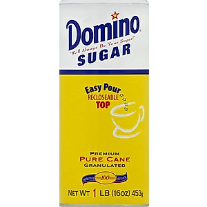Domino Sugar Granulated Canister, 1 lb