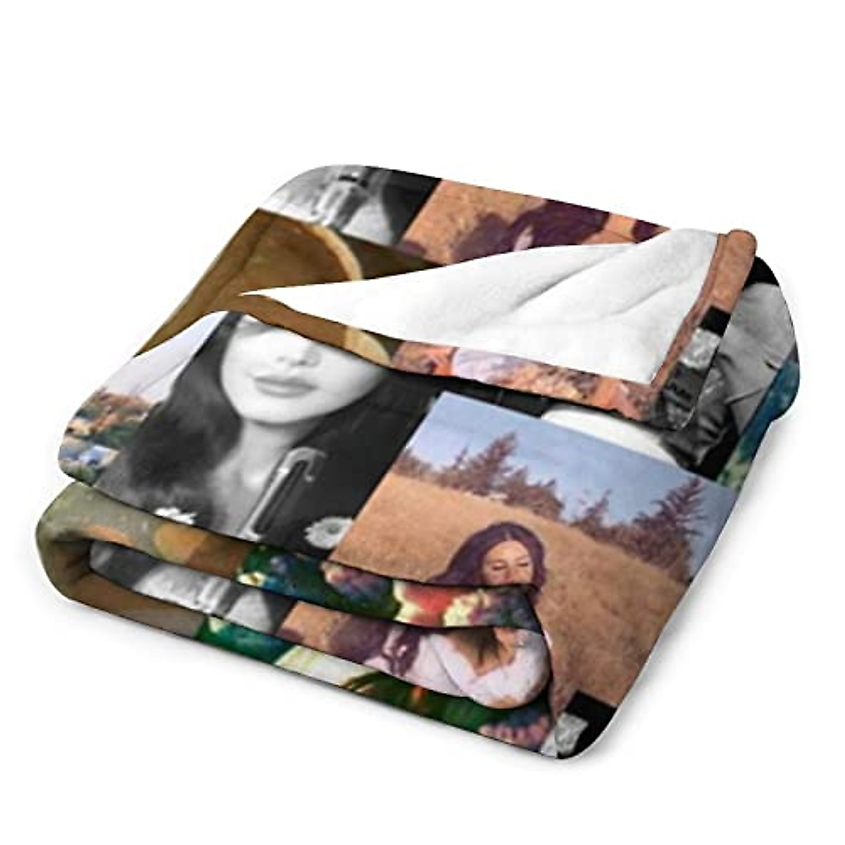 Rwillppycfei Yoga Lana Music Del Theme Rey Throw Blanket, Plush Microfiber Blankets and Throws for All Seasons, Sauna Air Conditioned Blanket 50"x60"