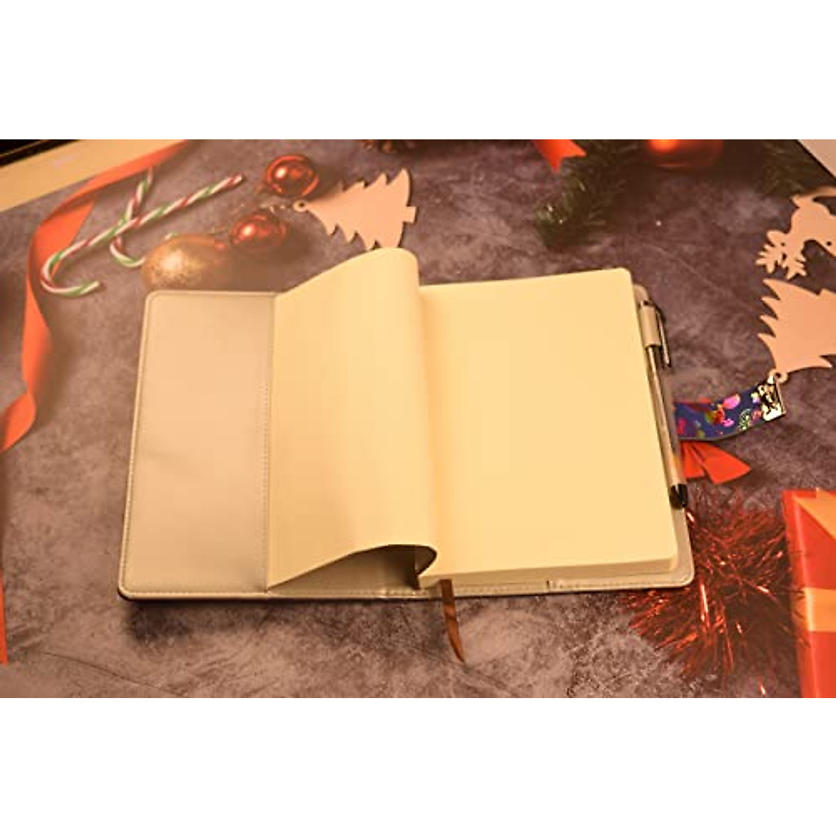 JunShop Digital Password Journal with Lock Retro Privacy Diary with Combination Lock Leather Binder Notebook Locking Journal Diary(Blue)