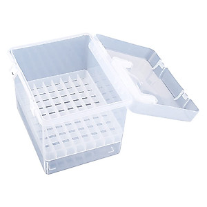 HEYXI 80 Slots Marker Pen Organizer Clear Plastic Carrying for Case Handheld Storage Box Waterproof for Paint Pens s Mar