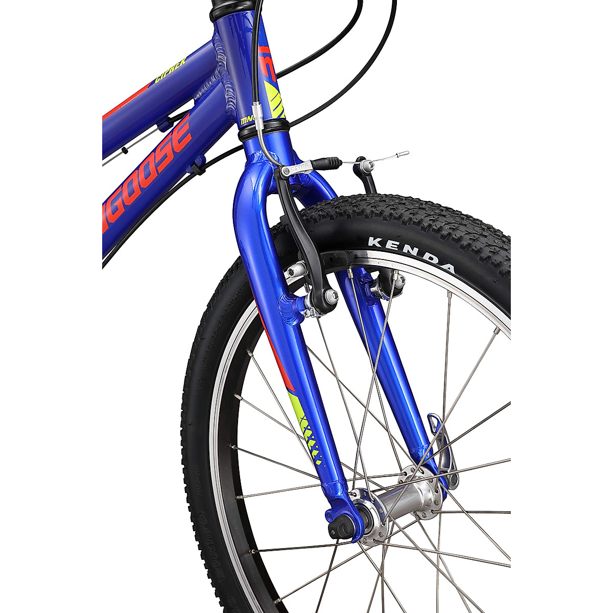 Mongoose Cipher Kids Mountain Bike Blue, 20-Inch