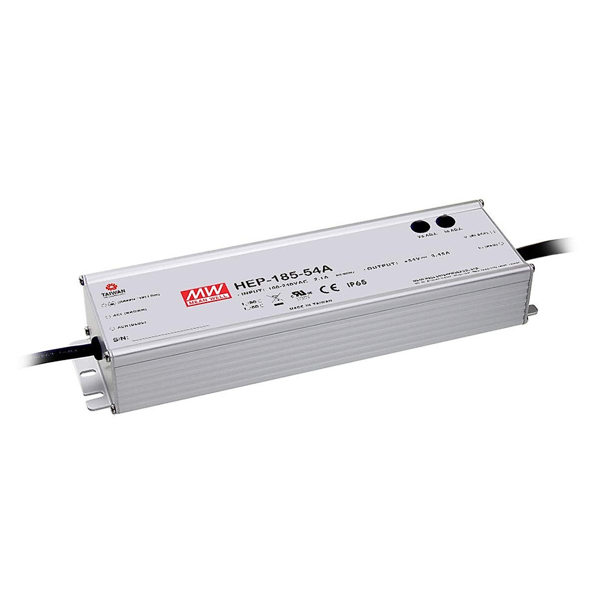 MEAN WELL HEP-185-54A 54V 3.45A 186.3W Single Output Switching Power Supply Harsh Environment