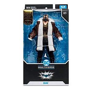 McFarlane Toys Batman The Dark Knight Trilogy Trench Coat Bane Gold Label SDCC 2023 Exclusive Figure