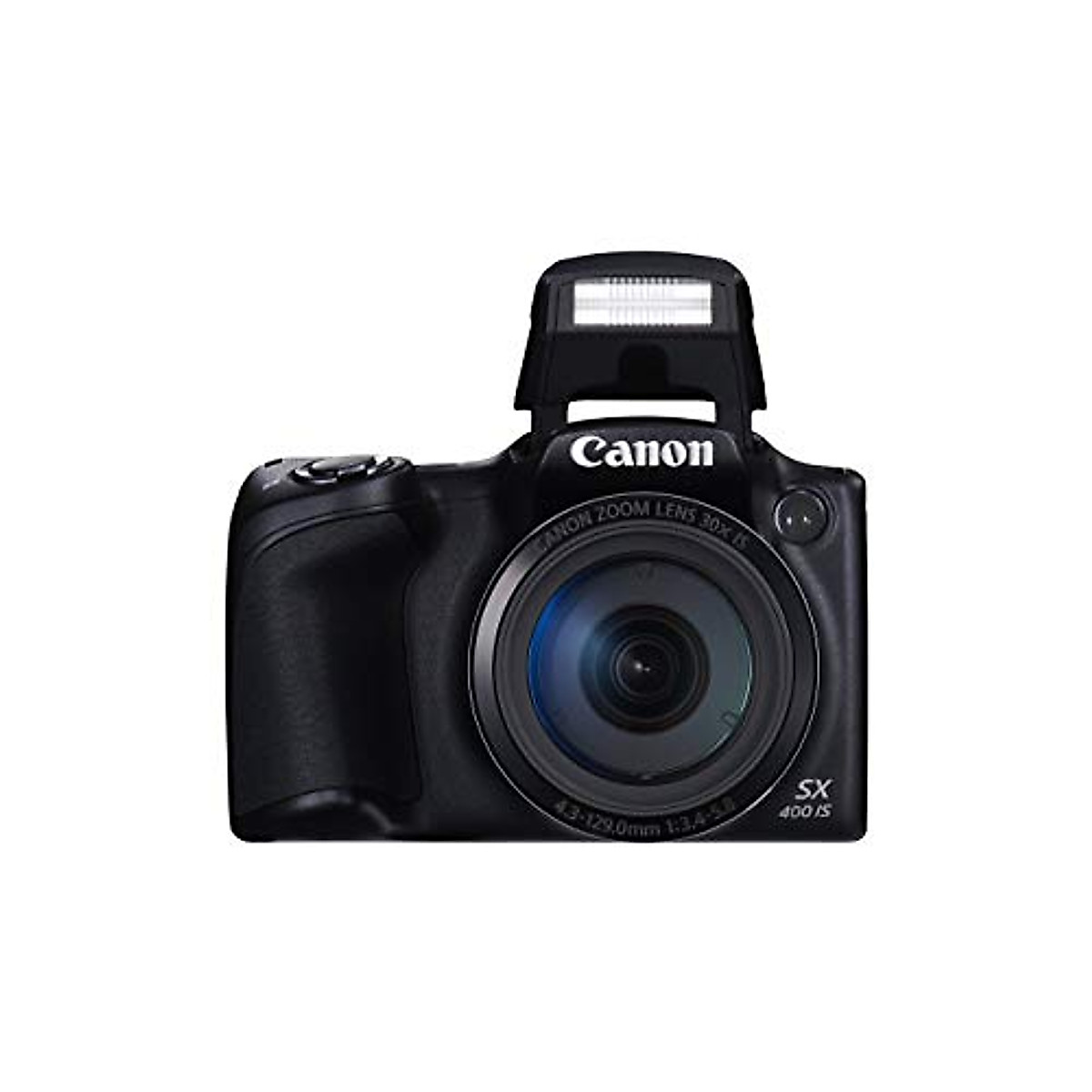 Canon PowerShot SX400 Digital Camera with 30x Optical Zoom (Black) (Discontinued by Manufacturer) (Renewed)