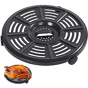 Air Fryer Crisper Plate for Ninja AF100 to AF150 and Ninja Pressure, Air Fryer Grill Pan Plate for Ninja FD302 FD401 Foodi OP300 to OP500,Air Fryer Accessories,Non-Stick Coating,Dishwasher Safe