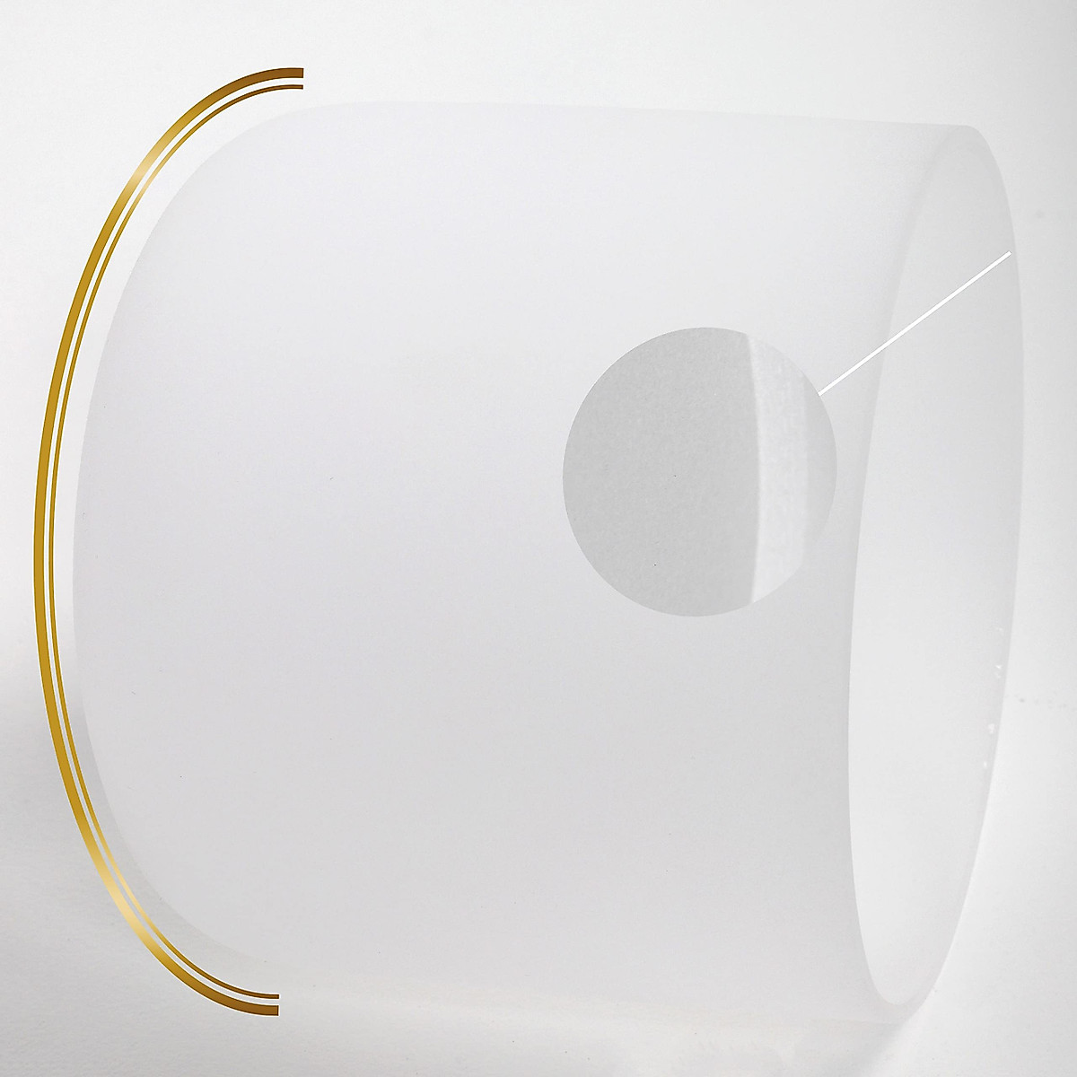 FMTY Singing Bowl Perfect Pitch 6B+8G+10E+12C Crystal Singing Bowl with Carrying Bag, Crystal Mallet, O-Ring Pure Quartz Crystal Sound Bowl for Meditation, Yoga, Spiritual Healing (Set of 4, White)