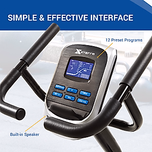 XTERRA Fitness SB150 Recumbent Exercise Bike, Black