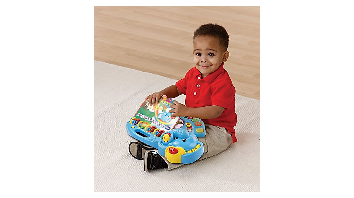 VTech Touch & Teach Elephant Book - Fun Learning for Kids