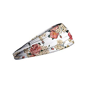 JUNK Brands Brands- Vibrant Thrush Athletic Headband Vibrant Thrush-BBL White