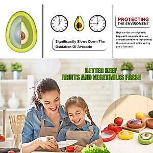 Fruit Freshness Organizer, Fruit and Vegetable Antioxidant Organizer, Silicone Fruit and Vegetable Organizer Set for Refrigerator 4 Pieces