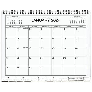 5 Year Calendar Diary 2024-2028