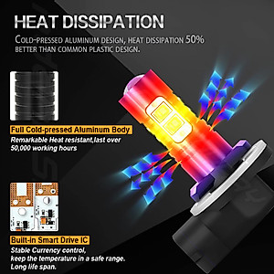 CHUSYYRAY Snow Blower Bulbs Compatible with Ariens 00432600, 881 Bulbs Combo, 6000K White Super Bright, Halogen Replacement Bulbs, Plug and Play, Pack of 2