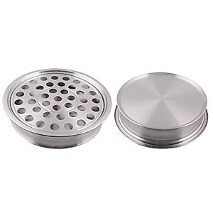 Stainless Steel Communion Tray Set and Bread Plate Set