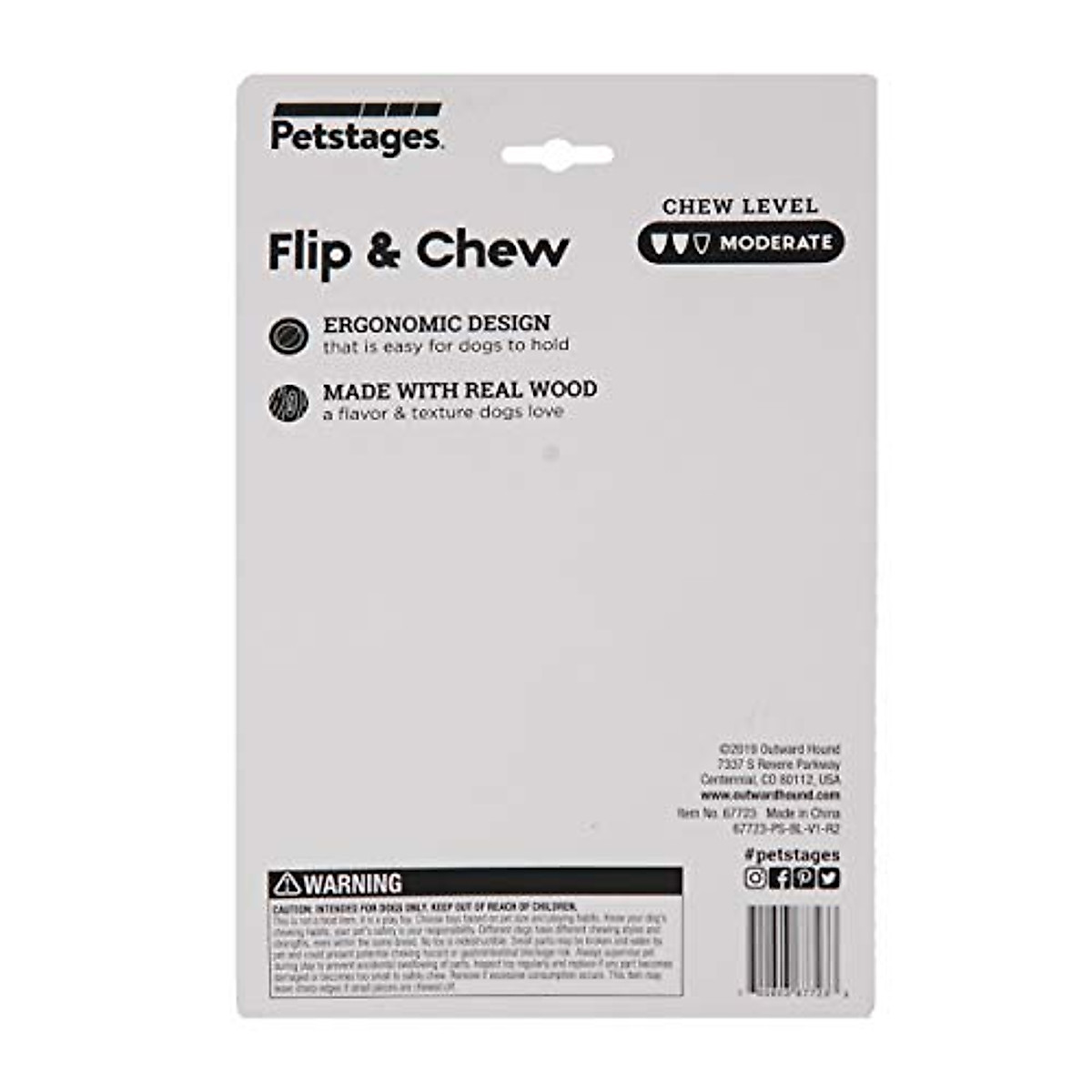 Petstages Dogwood Flip and Chew Bone, Medium
