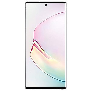 Samsung Galaxy Note 10+ N975F/DS 256GB, 6.8' Dynamic AMOLED Screen, 12GB RAM, Quad Camera, 4K UHD Factory Unlocked LTE Smartphone - (International Version) (Aura White)
