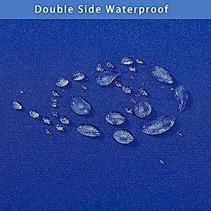 idee-home Deep Seat Patio Cushions, Outdoor Cushions Replacement Cushions Back Cushion, Outdoor Hampton Bay Patio Cushions for Backyard Couch Sofa, 2pcs Set, Seat: 26.5 x 26.5 Back: 26.5 x 13.2