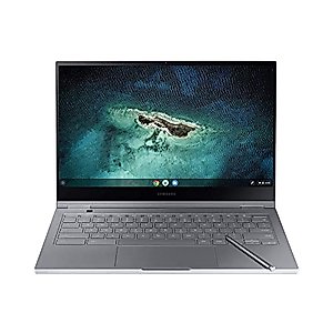 Samsung - Galaxy 13.3" 4K Ultra HD Touch-Screen Chromebook - Intel Core i5 - 8GB Memory - 256GB SSD - Mercury Gray (Renewed)
