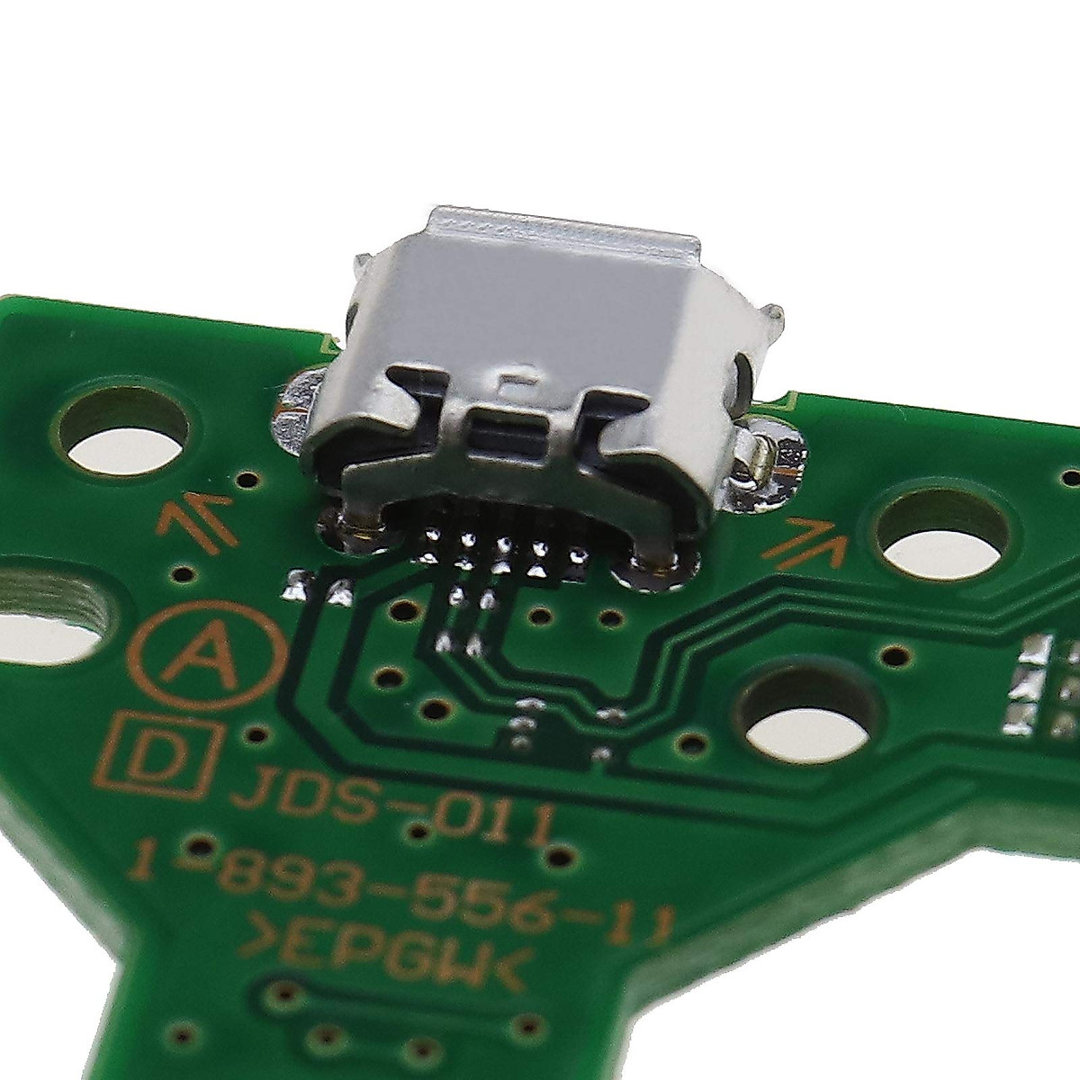 USB Charging Port Charger Socket Board Replacement with Flex Cable JDS-030 Compatible With PS4 Controller Electrical Accessories