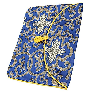 STOBAZA 2pcs Pocket Covers Style Tote Pouch Bags Container Embroidery Wrap Holder Bible Pattern Makeup Carrier Supplies Print Book Confucian Zen Envelope Ethnic Portable Classic Case