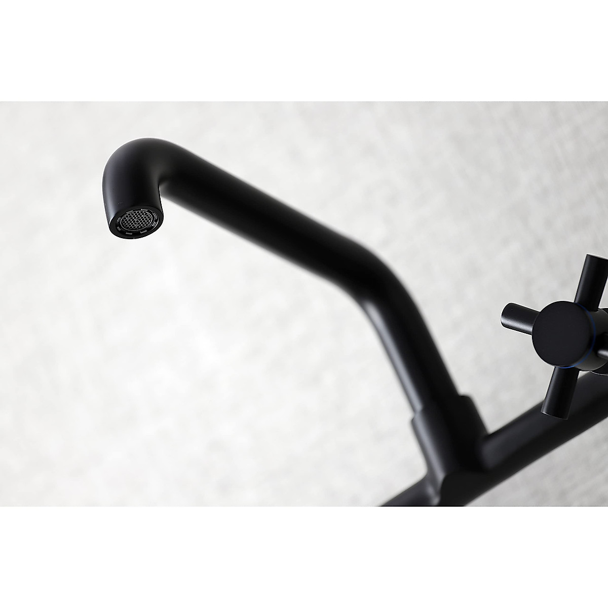 Kingston Brass KS423MB Concord Kitchen Faucet, Matte Black