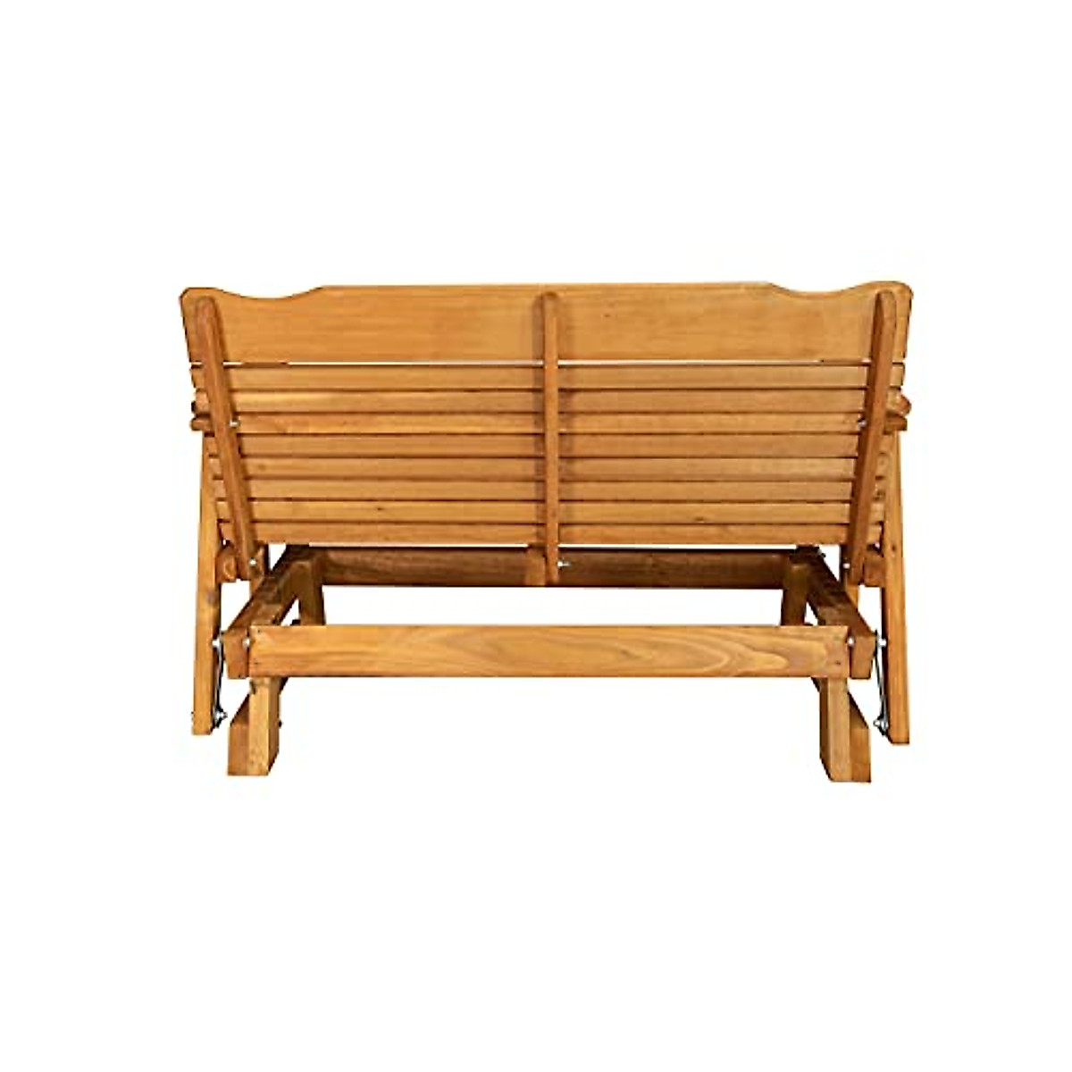 Kilmer Creek Rustic Finished 4' Cedar Porch Glider, Amish Crafted