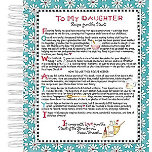 Recipe Keepsake Book - To My Daughter: With Love from My Kitchen