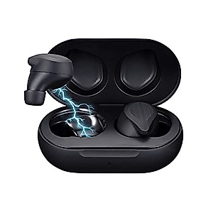 Volkano Scorpio Series 15Hr Bluetooth Ear Buds for Running and Type-C Charging Case [Black] Volkano Race Series Bluetooth Earbuds with Ear Hooks & Microphone for Sports [Black] - 2 Items