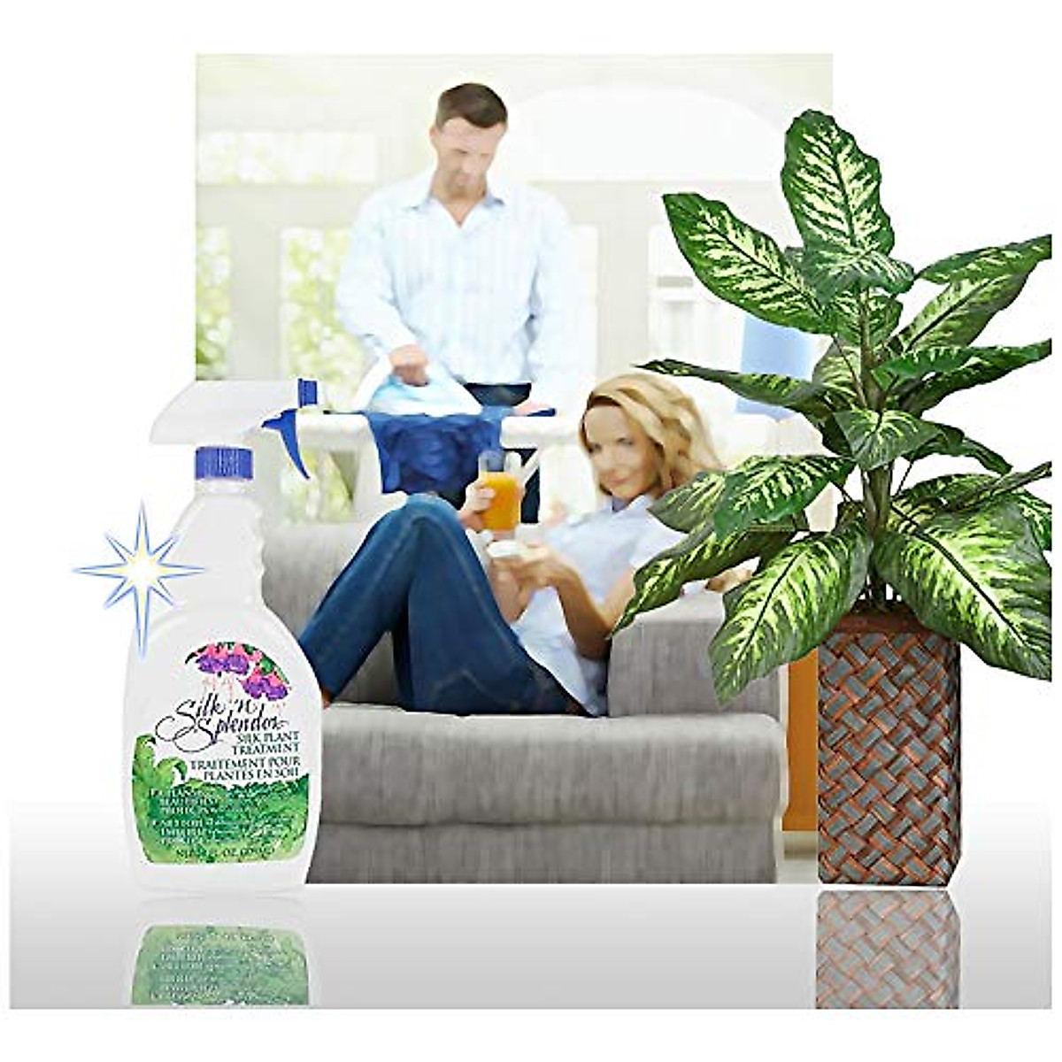 FloraCraft Silk'n Splendor Silk Plant Treatment 24 Ounce