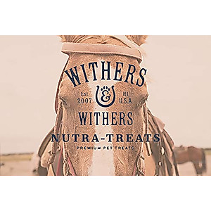 Withers & Withers Sugar-Free Horse Treats – Organic Peppermint, Marshmallow with Oat Bran Horse Cookies, Goat Treats 16 Oz – Humane Plant-Based Ingredients