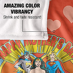 Justice League Blanket, 36"x58" Batgirl, Wonder Woman, Supergirl Mother's Day Silky Touch Super Soft Throw Blanket