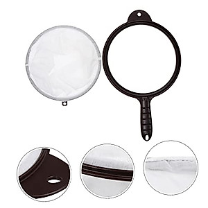 OKUMEYR 1pc Milk Tea Filter Bag Coffe Filter Coffee Strainers Machine Espresso Loose Tea Leaf Filter Coffee Filters Filter Coffee Machine Coffee Maker Filter White Fiber Cotton