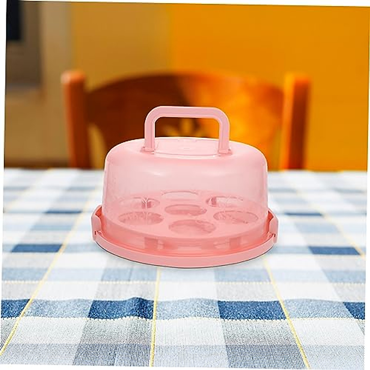 EXQUIMEUBLE portable cake box cupcake carriers cake packing holders refrigerator stand egg container cake carrier with lid and handle muffin pan Portable cupcake containers cupcake Transporter