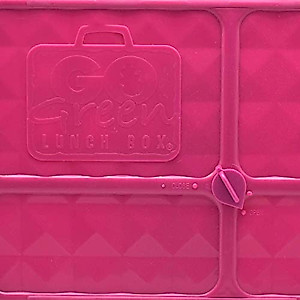 Go Green Lunch Box Lunch Box Set With 5 Compartment Leak-Proof Bento Lunch Box, Insulated Carrying Bag, Beverage Bottle, and Gel Freezer Pack Adults and Kids Unicorn Blue Pink (Magical Sky)