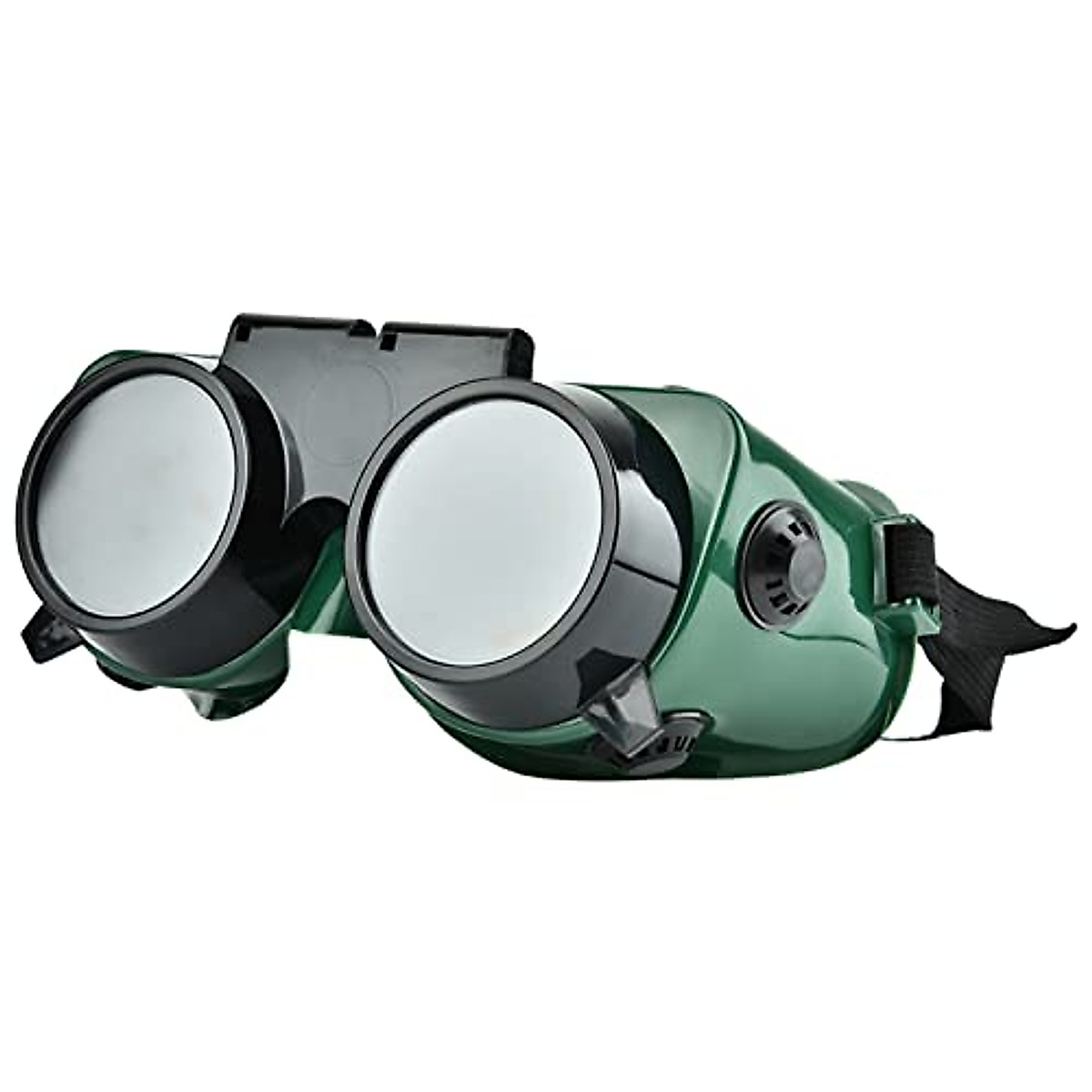 Flip-Up Front Welding Goggles, Safety Eye Protection Welder Goggles with 50 mm Lens, Protective Glasses Used for Welding, Soldering, Torching, Brazing & Metal Cutting