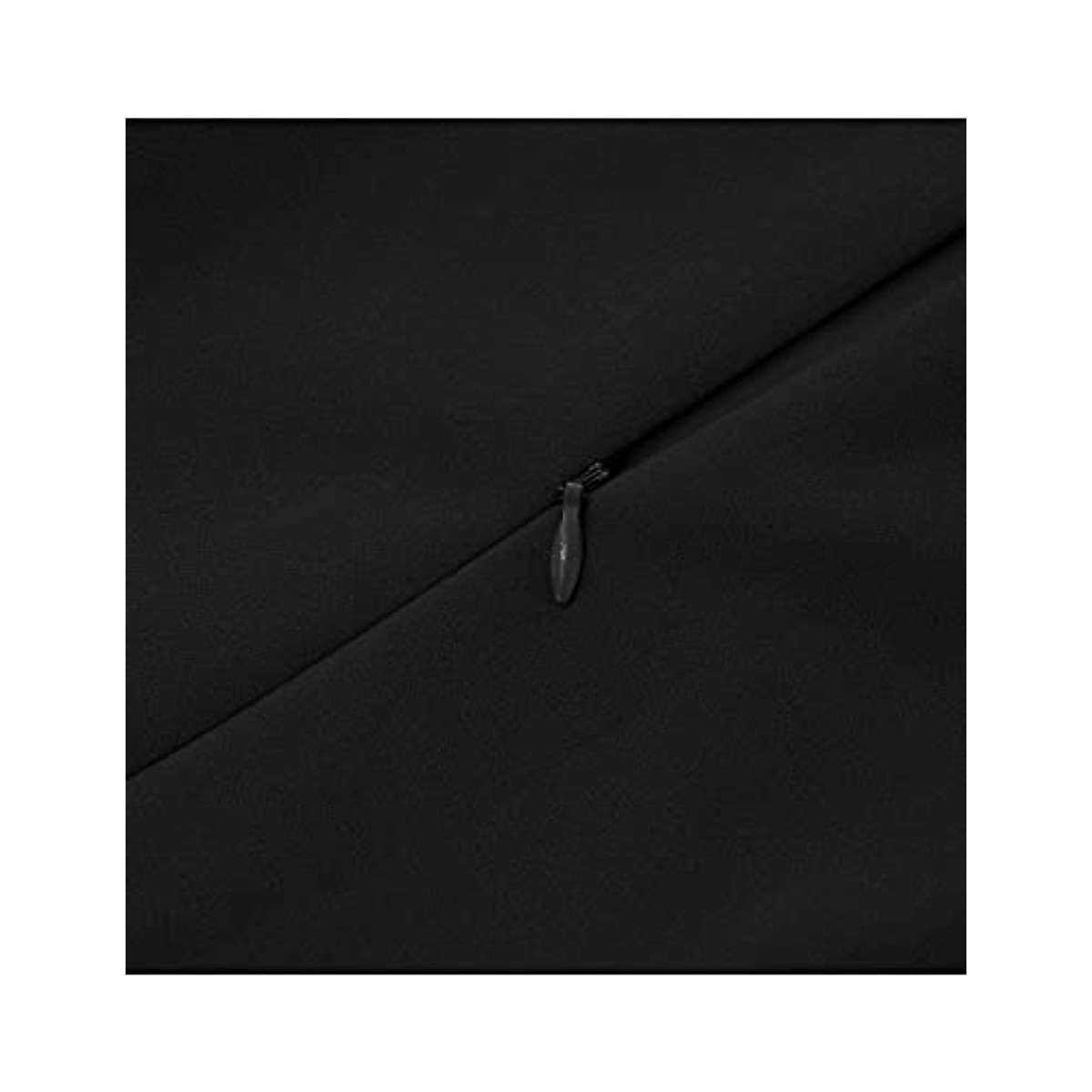 Black Vintage Cocktail Long Sleeve Prom Dress Midi Wedding Guest Formal Mother of Bride Dress Black XL