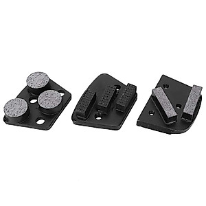 3PCS Diamond Sanding Pads, Diamond Grinding Discs, Floor Polisher Pads for Polishing Uneven Ground, Leveling Concrete