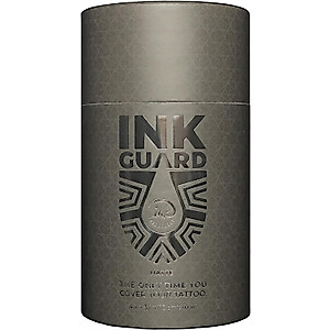 Ink Guard Matte Tattoo Aftercare Bandage 4" x 11 yd [10m X 10cm] Transparent Waterproof Cover Up Tape Roll Adhesive Bandage Protect and Heal Tattoos or Minor Skin Wounds