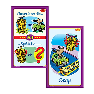 Super Duper Publications | Analogies Flash Cards | Opposites, Similarities, and Vocabulary Fun Deck | Educational Learning Materials for Children