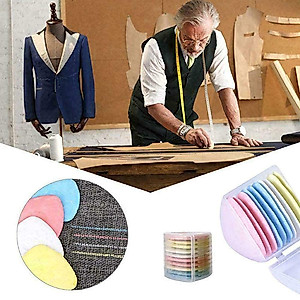 Triangle Tailors Chalk,Sewing Fabric Chalk and Fabric Markers for Quilting,Sewing Supplies Accessories (10Pcs)