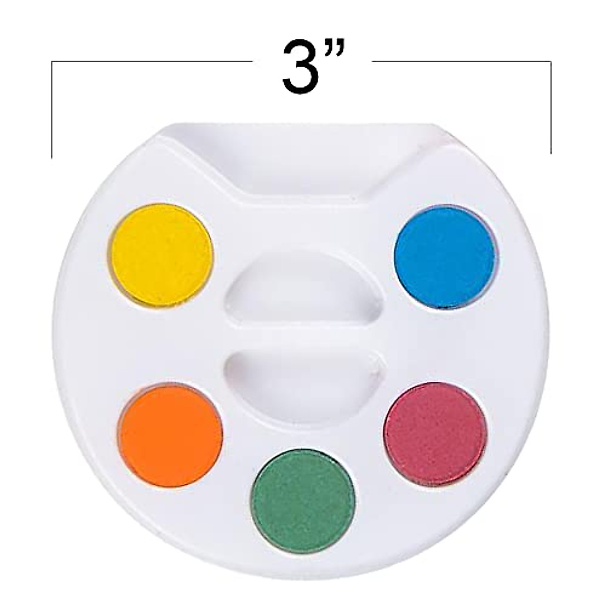 Mini Watercolor Kids Paint Set, Pack of 24, Bulk Kids Paint Palette, 5 Color Mini Paint Set Kit with Brushes, Art Party Favors for Kids 3-5 Boys & Girls, Educational Paint Party Favors for Kids Party