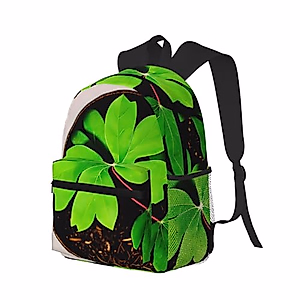 ENVEED St Patricks Day Leaves Ultra-Light,Comfortable,And Portable Casual Backpack For Camping,Hiking,And Daily Use