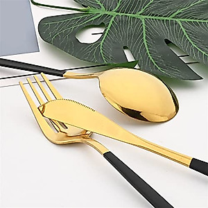 SPICLY Soup Ladle Cutlery set stainless steel cutlery cutlery spoon knife and fork dinner cutlery set