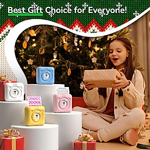 PeriPage A6 Mini Printer, Maximum Printing Width 2", Wireless Bluetooth Portable Thermal Printer, 203 DPI Clear Resolution, Connected Through Mobile APP, Can Print Labels, Stickers, Photos (Gift Box)