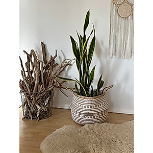 Premium Set of 4 X-Large Seagrass Baskets-Stylish and Sustainable Storage Solution for Home Decor-Handwoven, Durable & Eco-friendly-Ideal for Organizing Toys, Blankets, and more.