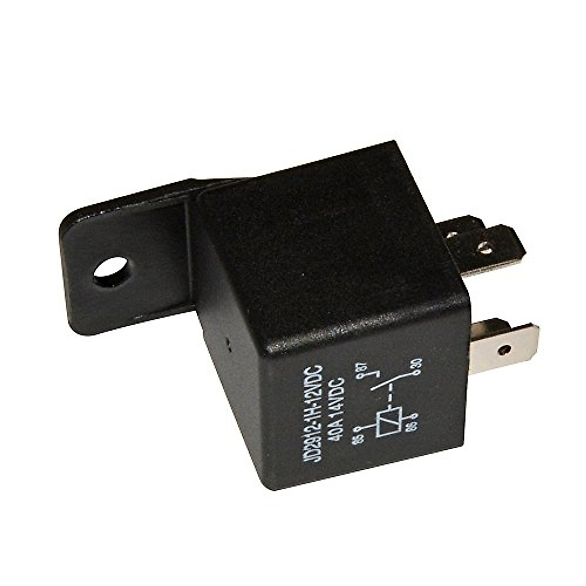 EHDIS Car Relay 4 Pin 12v 40amp Spst Model No.: JD2912-1H-12VDC 40A 14VDC, Auto Switches & Starters,Pack of 2
