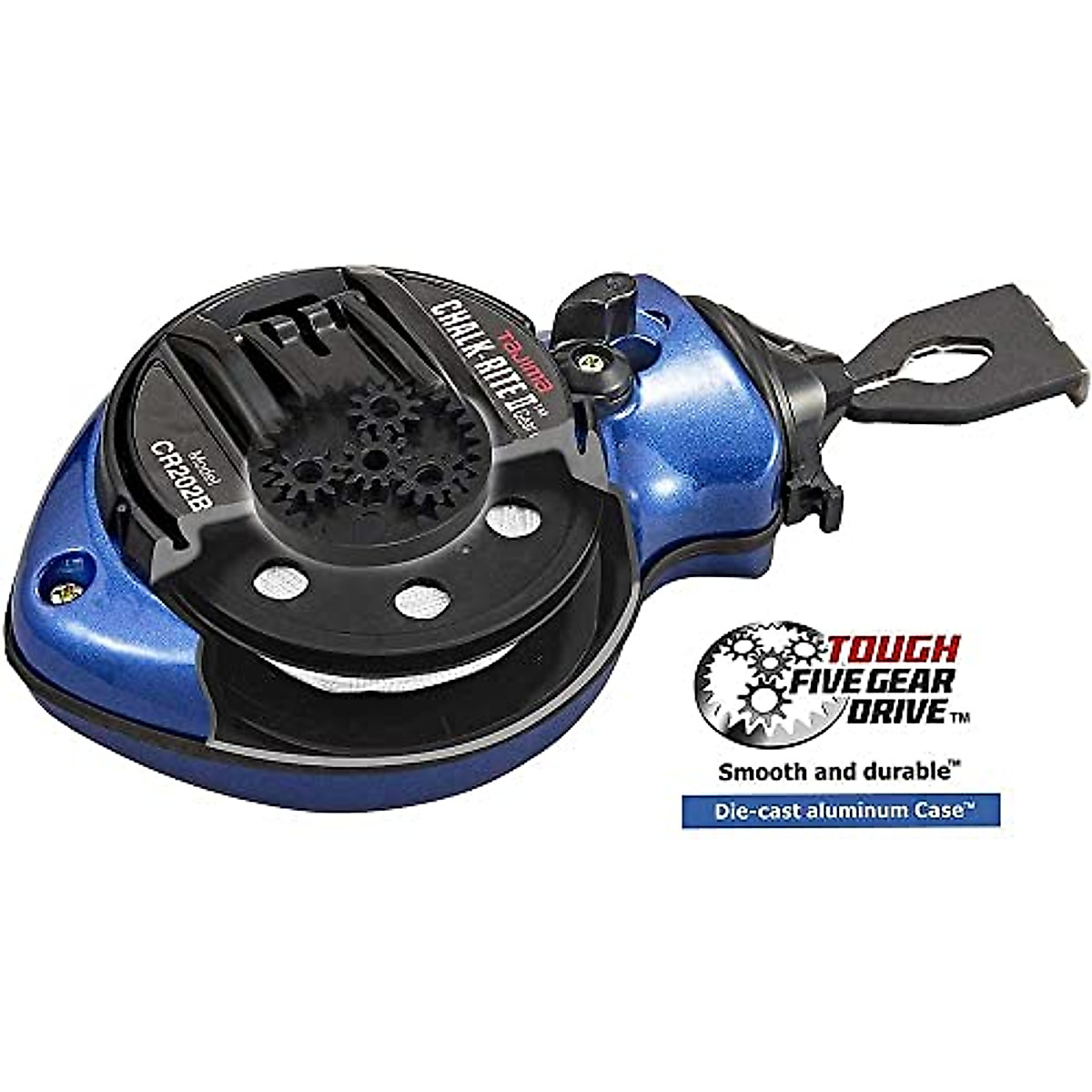 Tajima CR202B-P 1 mm x 100 ft. Chalk Rite II Contractor Grade Chalk Line