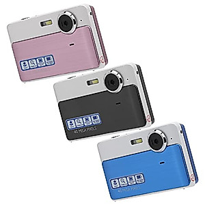 Kids Digital Video Camera, 40MP Children's Camera with 2.4Inch Screen for Boys Girls and Beginners, Video Selfie Camera with 16X HD Zoom Gift for Family/Friends(Pink)